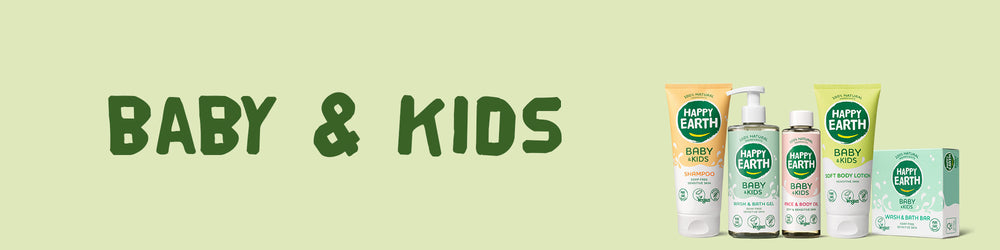 Zachte Verzorging voor Baby en Kids - Natuurlijk en Duurzaam! – Happy Earth