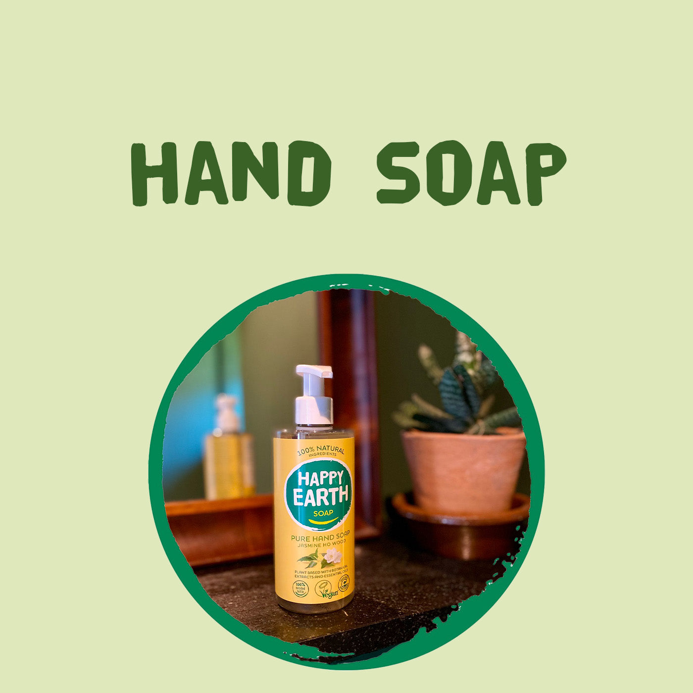 Biologisch afbreekbare zeep met 100% natuurlijke ingrediënten – Happy Earth